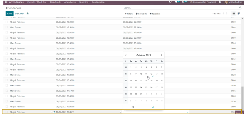 Attendance in Odoo 16: How to Calculate Payroll? | Infintor Solutions ...