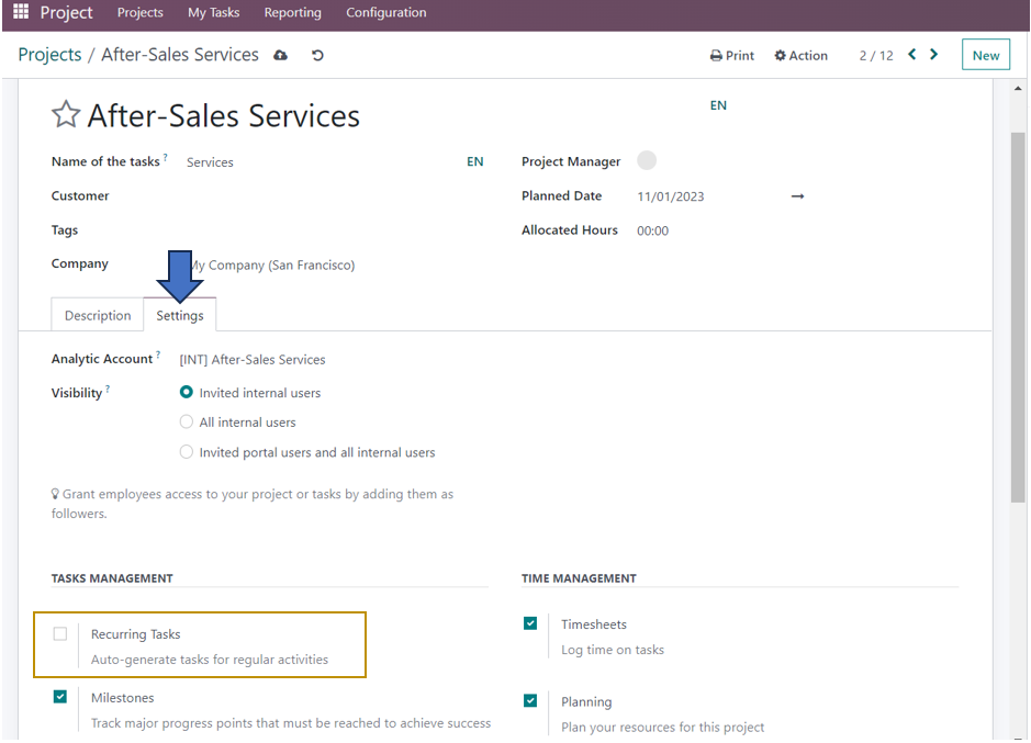 Recurring Tasks in Odoo 16: Discover Effortless Automation | Infintor Solutions | Infintor ...